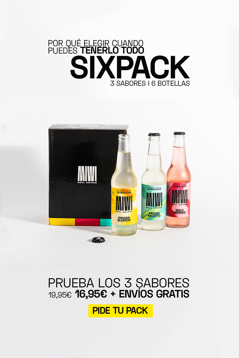 MIWI REAL DRINKS | Kombucha 0% Azúcar